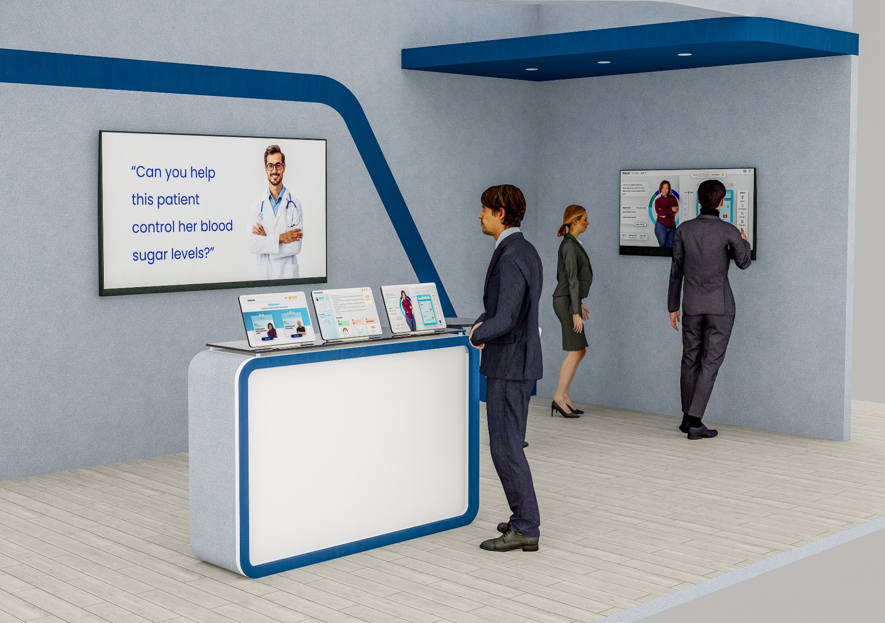 Edocate Exhibition - Virtual Patient Simulation Booths
